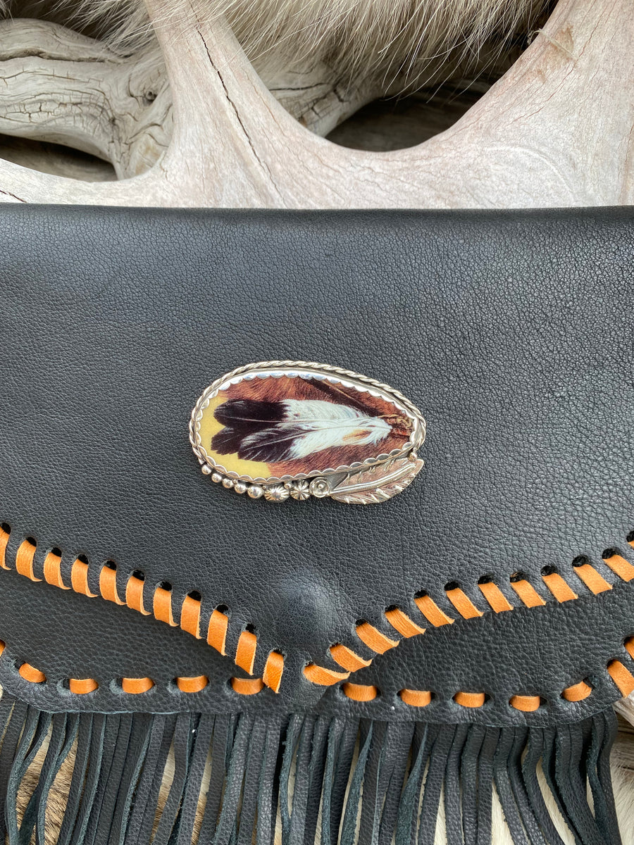 Feather Soft Black Leather Wristlet – D. Burke Design